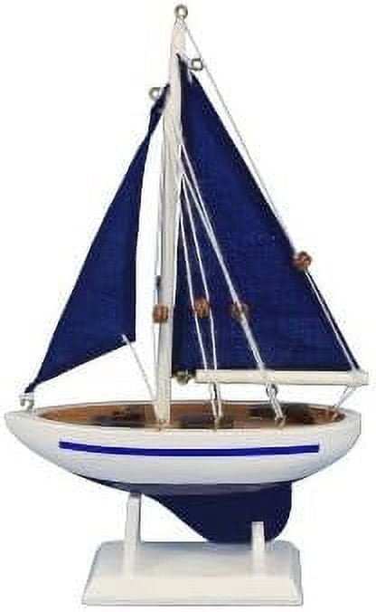Sailer Blue - Blue Sails 9" - Sail Boat for Kids - Nautical Theme - Sai ...