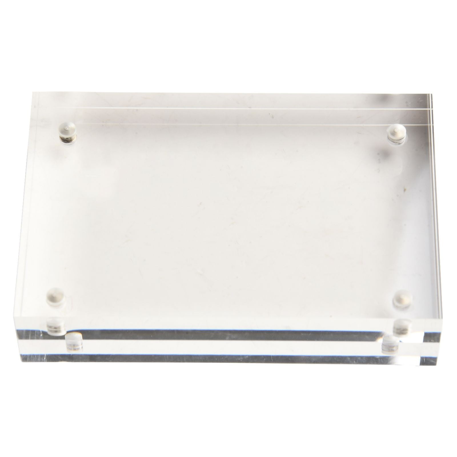 Sailesiti Transparent Acrylic Photo Frame with Magnetic Stand for 4x6 ...