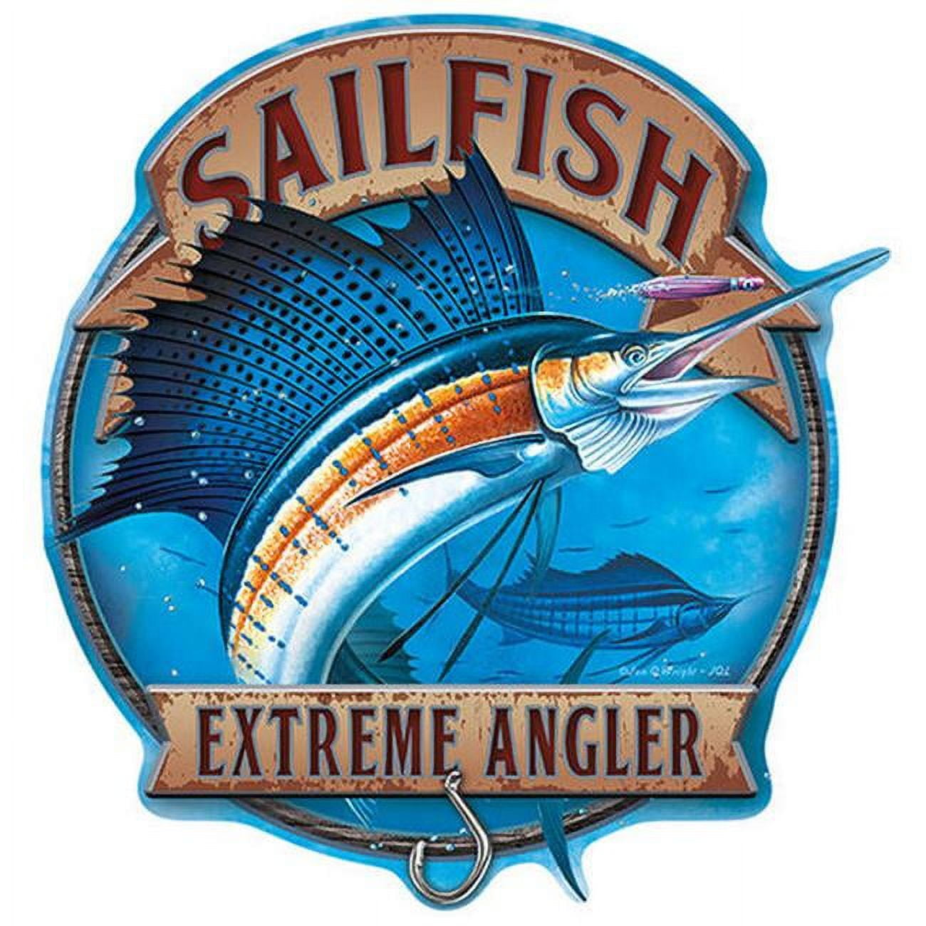 Sailfish Extreme Angler Fishing Novelty Sign - Walmart.com