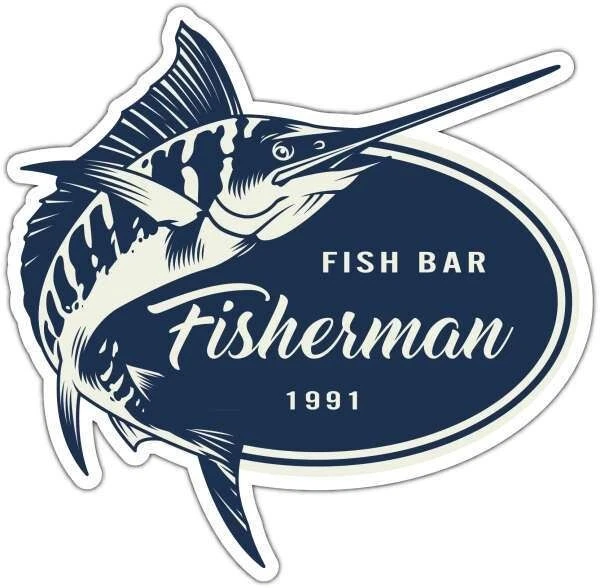 Sailfish Fishing Fisherman Fish Bar Car Window Stickerphone Decal Water ...