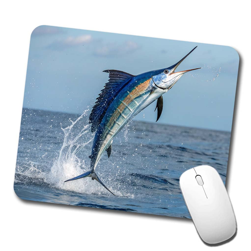 Sailfish Jumping Fishing Mouse Pad Low Profile Gaming Mat - Walmart.com