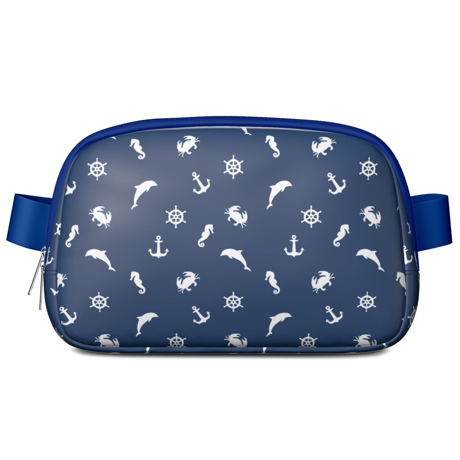 Sailing Adventure Belt Bag – Nautical Marine Fanny Pack with Boat, Helm ...