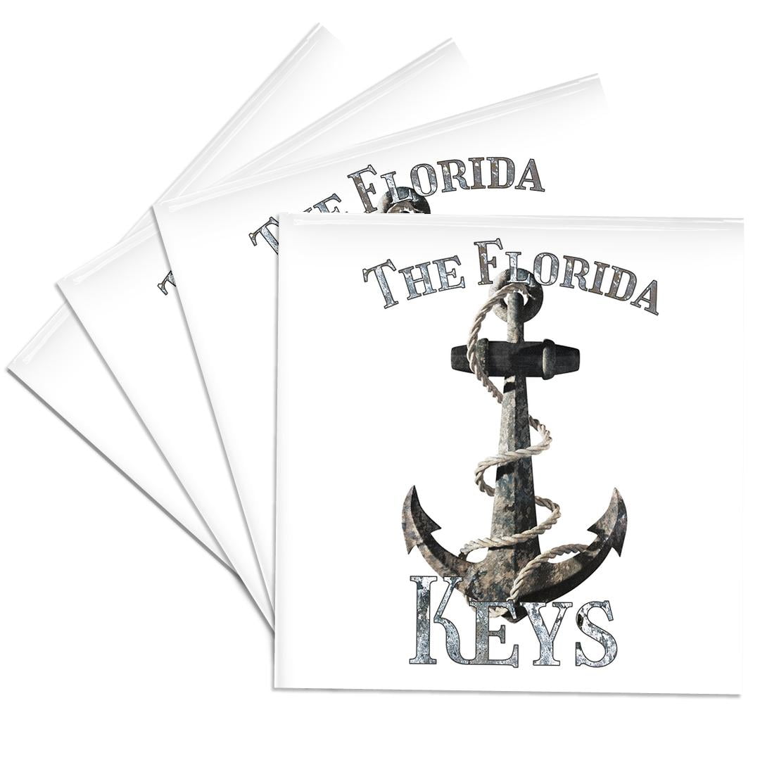 3drose, Sailing Design for a Florida Keys Vacation., Set of 4 Ceramic ...