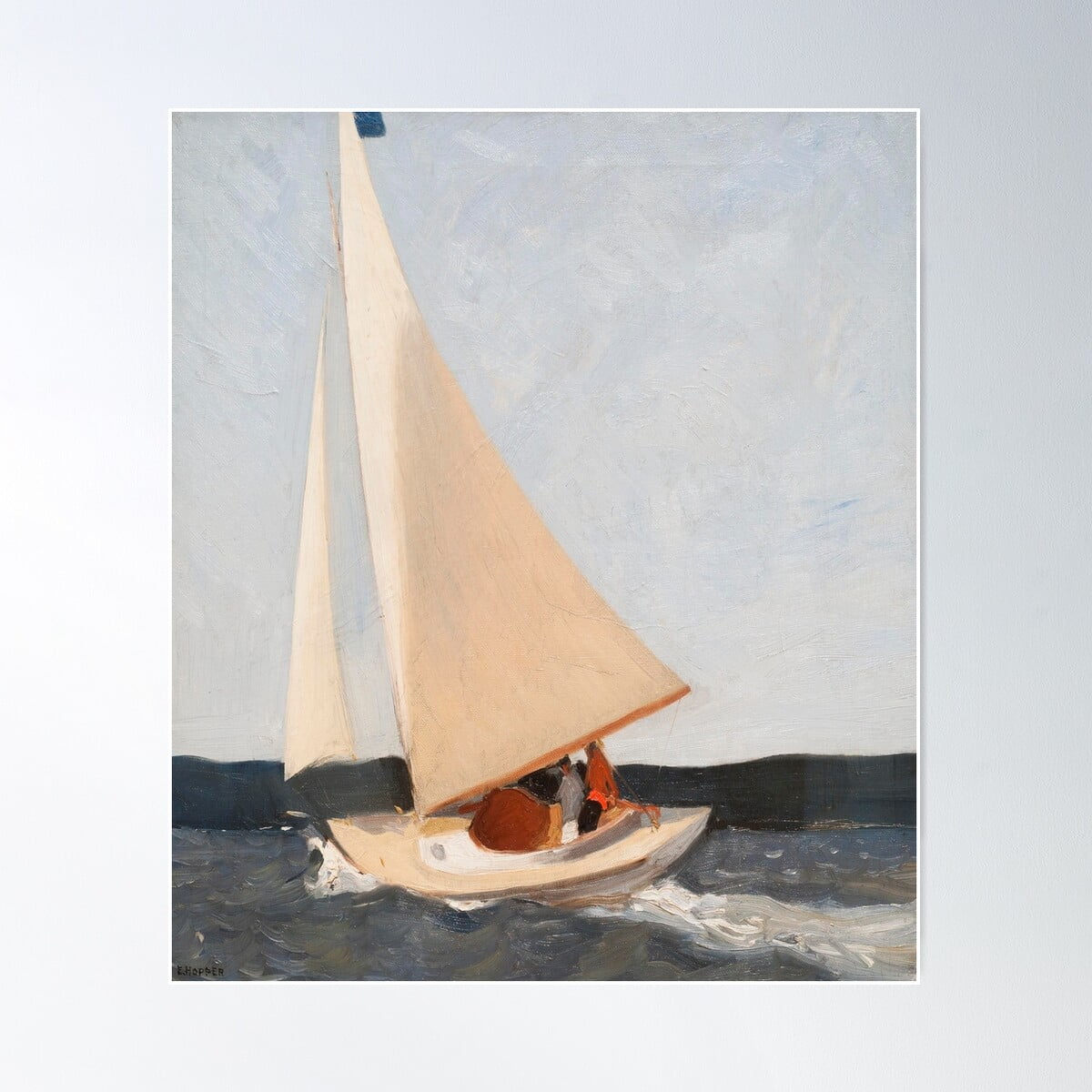 Sailing-Edward Hopper Poster Wall Art, Modern Wall Decor For Living ...