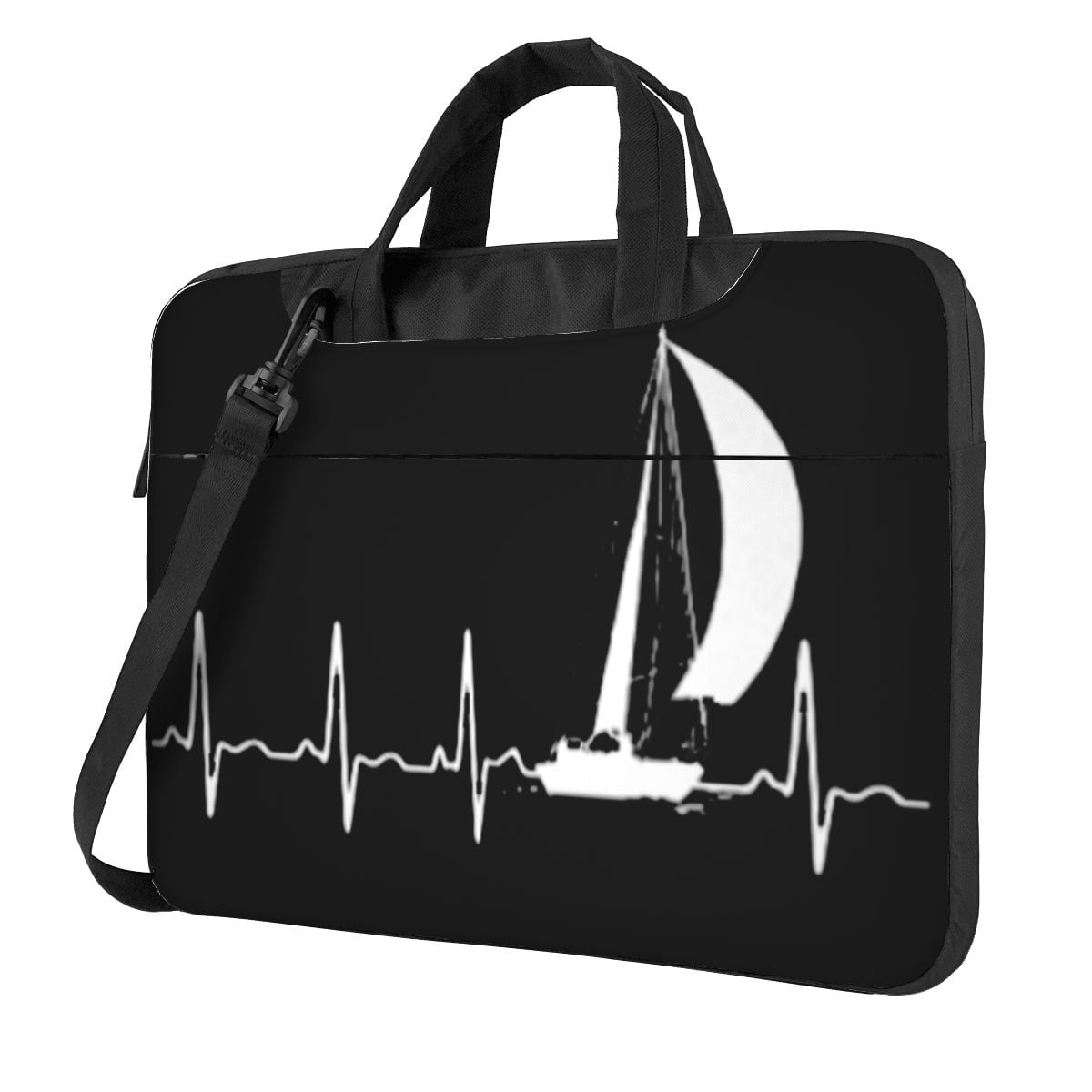 Sailing In A Hearbeat Handbag Laptop Bag Line Print Portable Briefcase ...