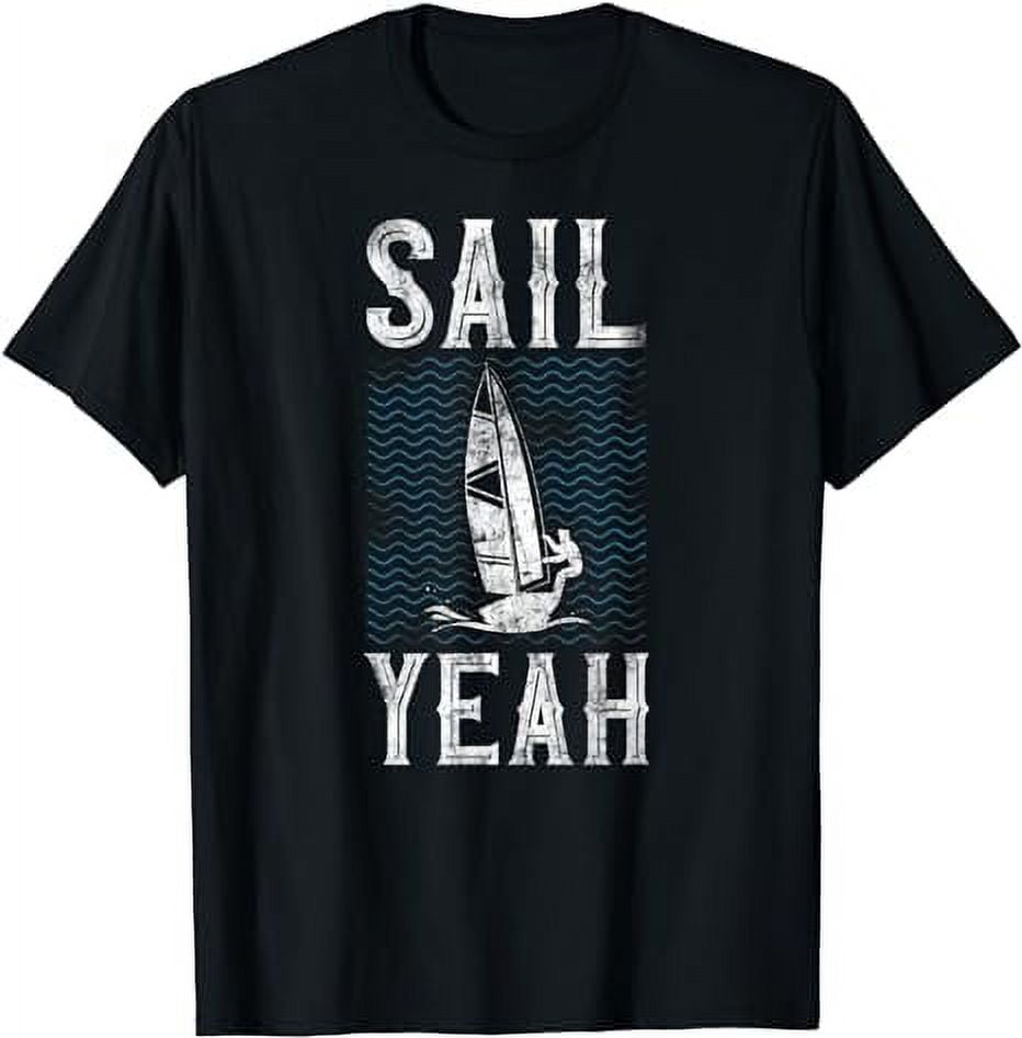 Sailing Sail Yeah! Sailboat T-Shirt - Walmart.com
