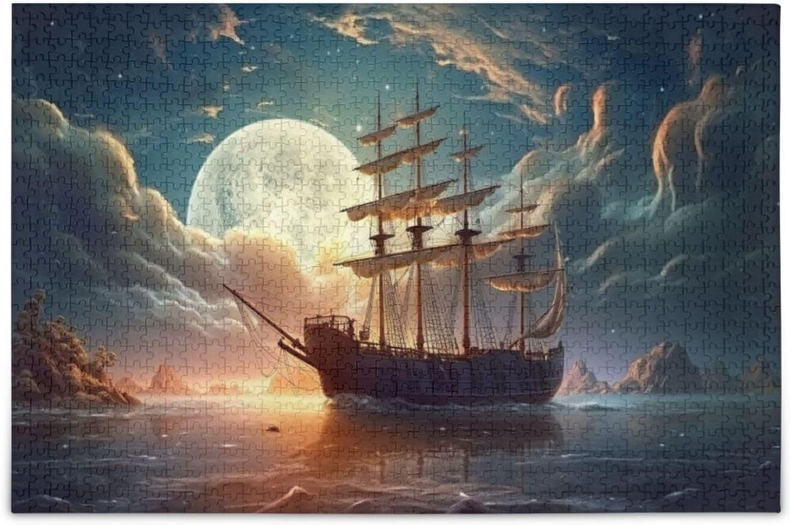 Sailing Ship Jigsaw Puzzles 500 PiecesPuzzles for Adults Family Game ...