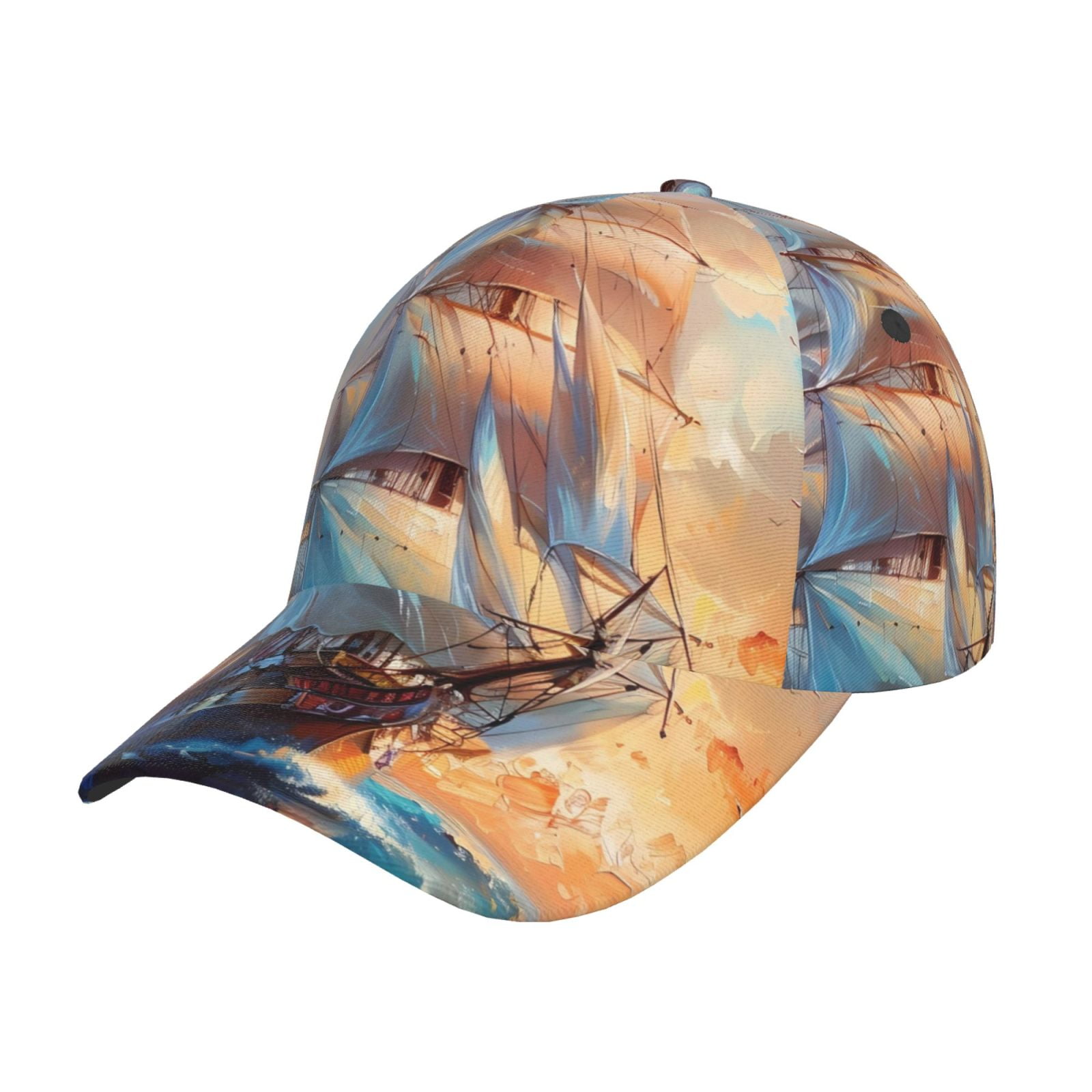 Sailing Ship Ocean Sunset Baseball Caps - Adjustable Golf Dad Hat for ...