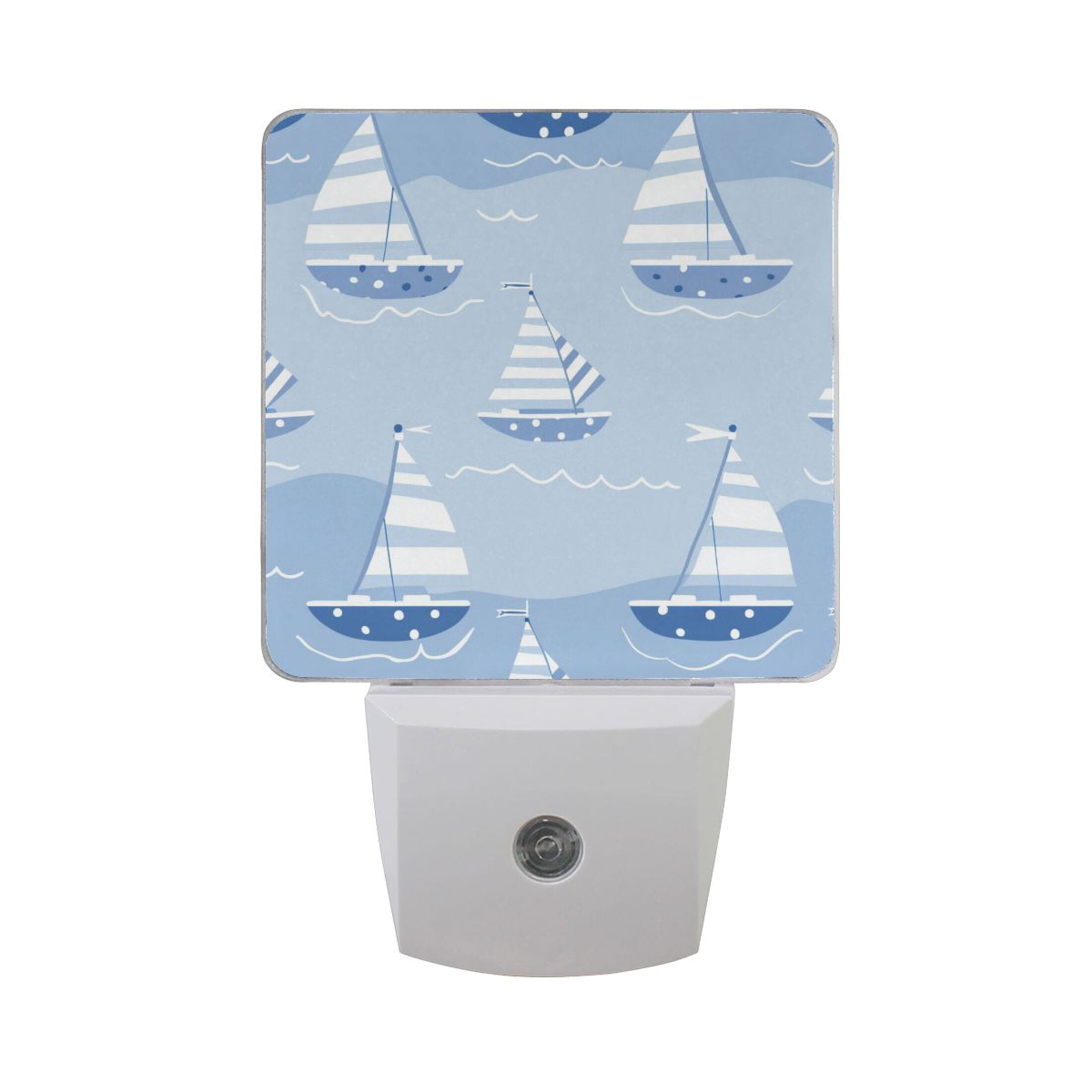 Sailing Ship on Sea Night Light 2 Pack LED Nightlight Plug into Wall ...