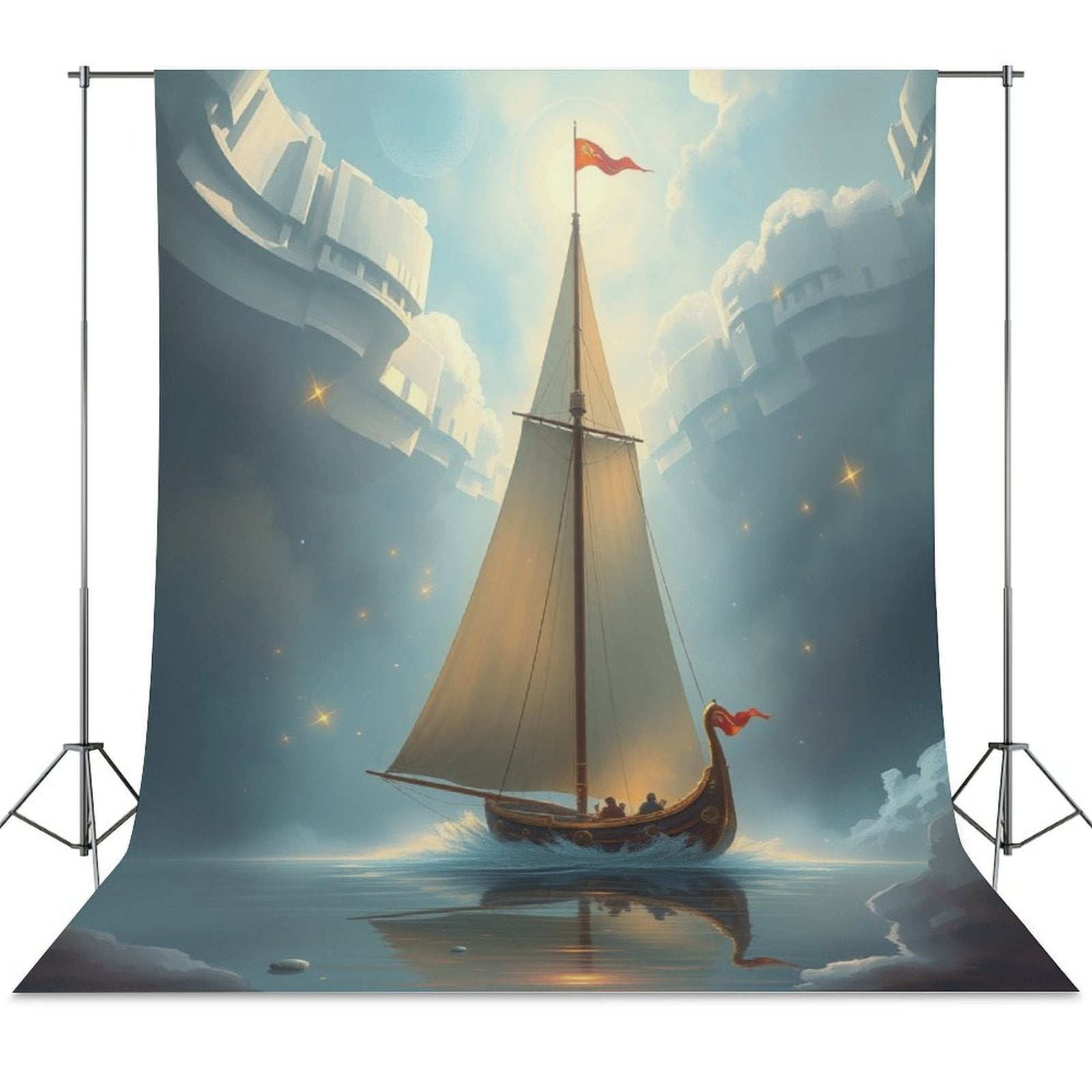 Sailing Ships Decorations BackdropPortrait Photography Background ...