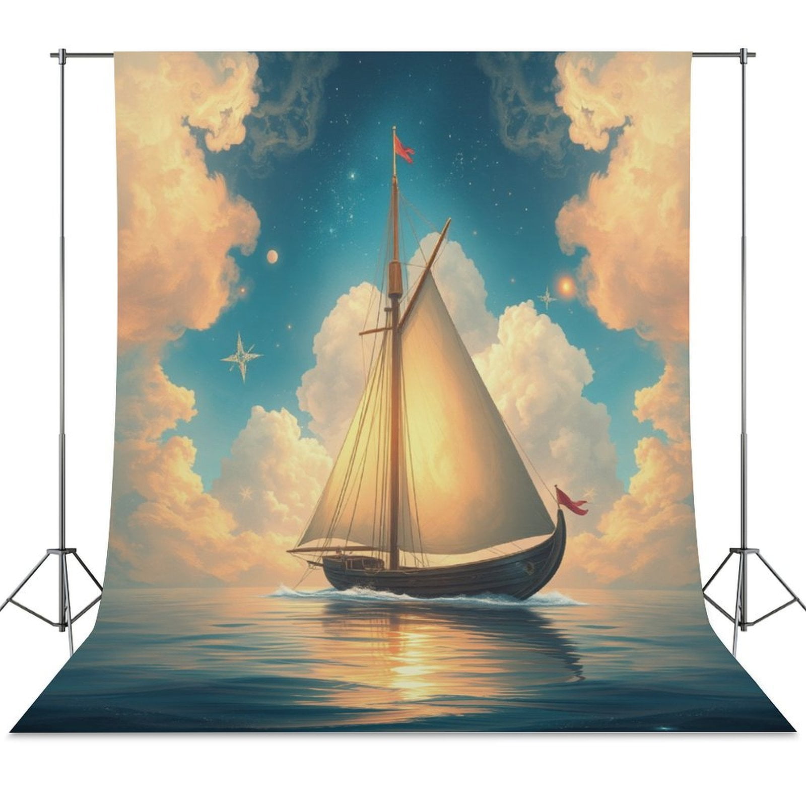 Sailing Ships Decorations BackdropPortrait Photography Background ...