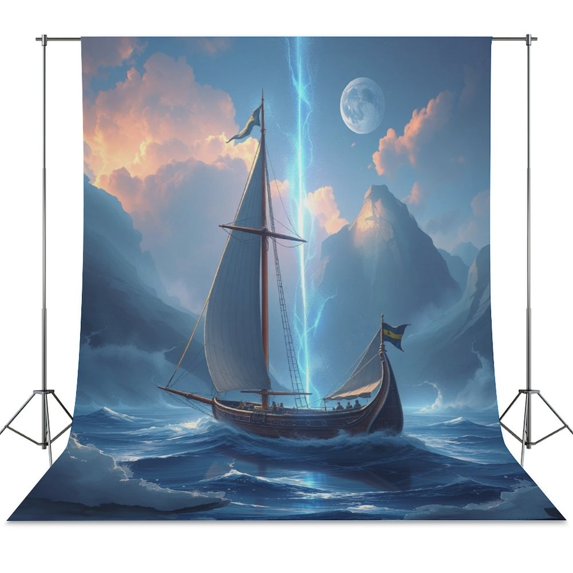 Sailing Ships Decorations BackdropPortrait Photography Background ...