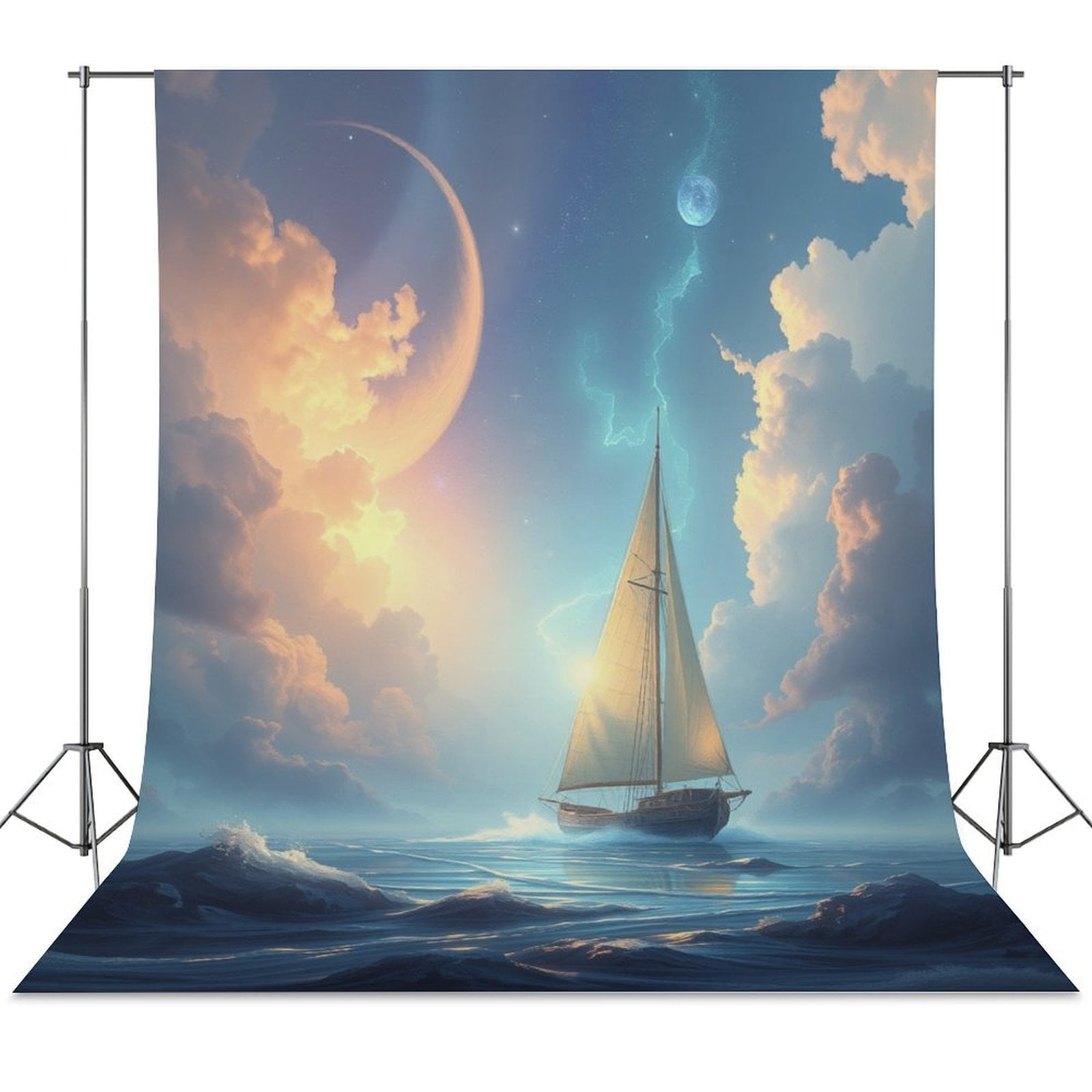 Sailing Ships Decorations BackdropPortrait Photography Background ...