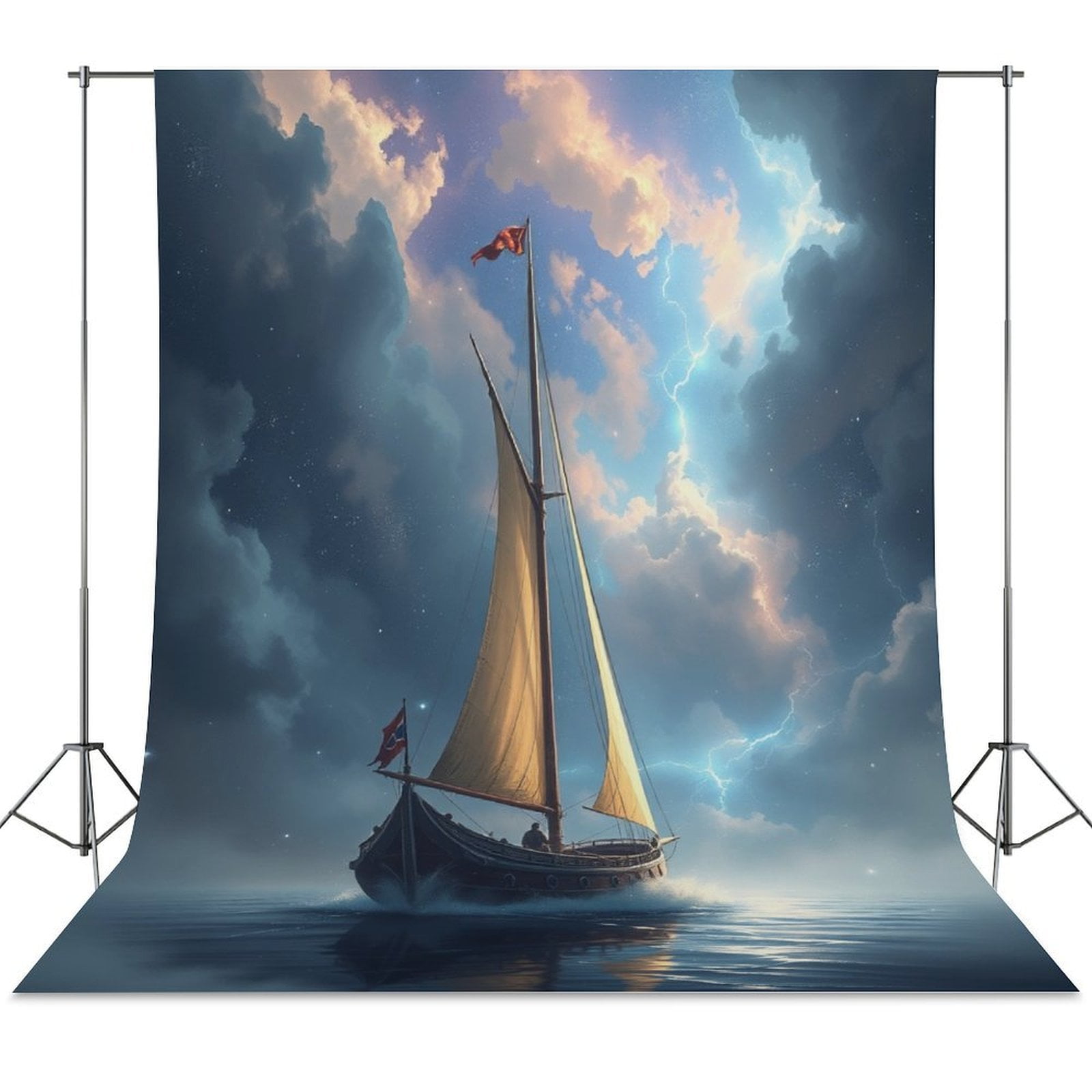 Sailing Ships Party Backdrop Birthday Decoration Backgrounds for ...