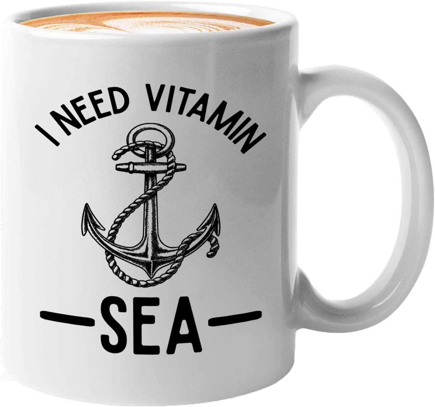 Sailor Coffee Mug Lets Cruise-Boat Ships Adults Ocean Waves Sea Water ...