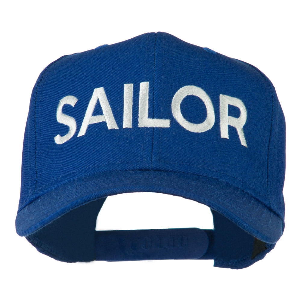 Sailor Embroidered Cap - Royal OSFM - Walmart.com