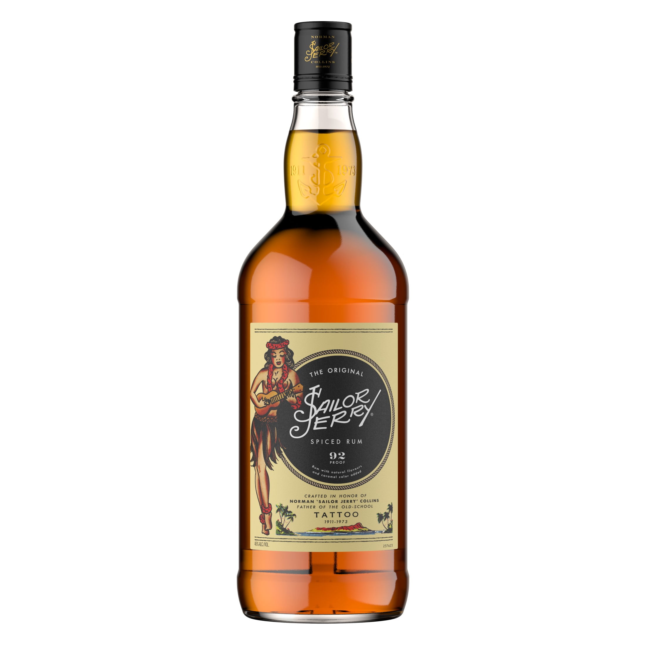Sailor Jerry Spiced Rum, 750 ml Bottle, ABV 46% - Walmart.com