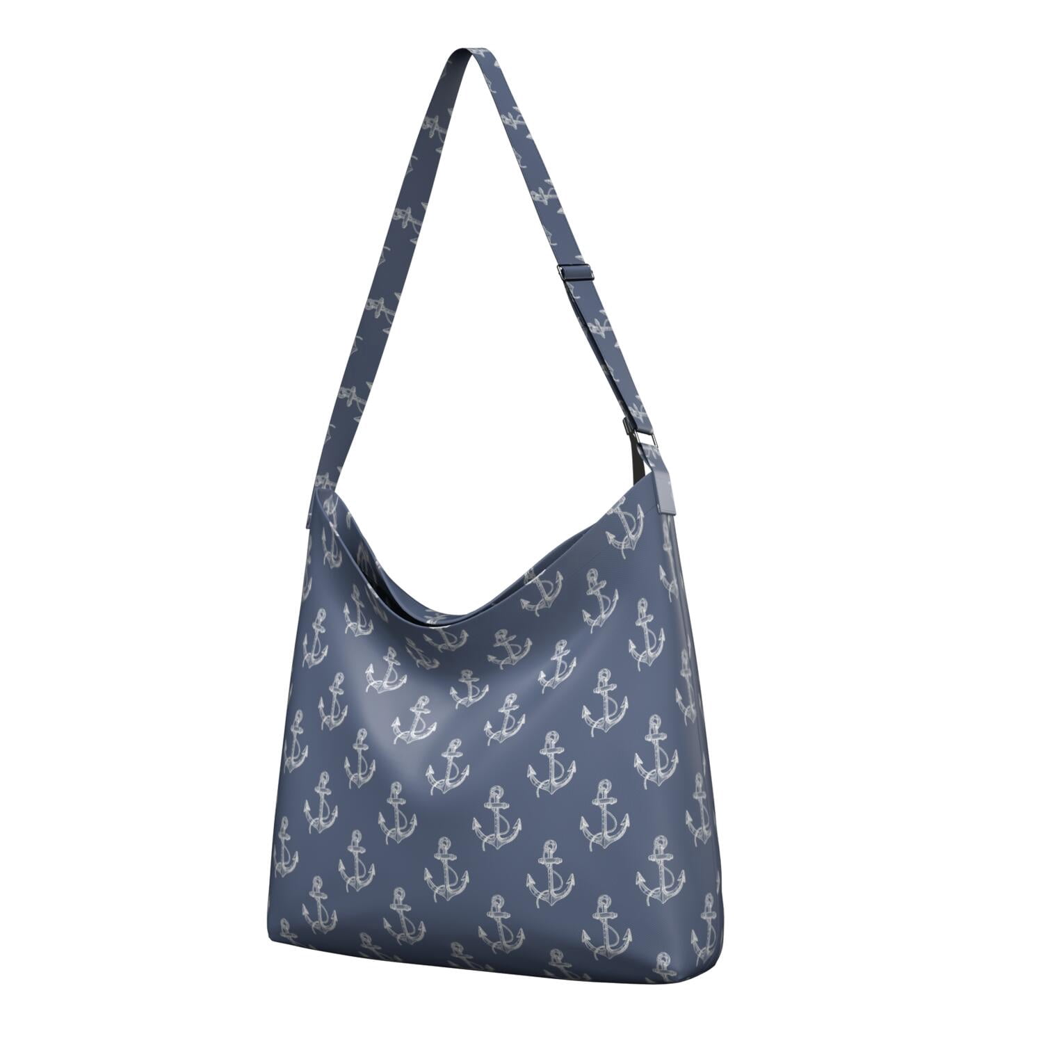 Sailor Maritime Canvas Tote Bag – Nautical Compass, Mast, and Beacon ...