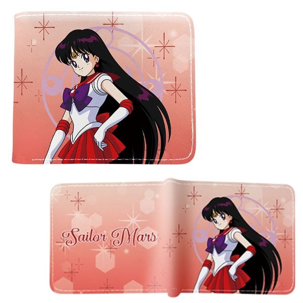 Sailor Mars Style A - Sailor Moon 4x5" Bi-Fold Wallet - Walmart.com