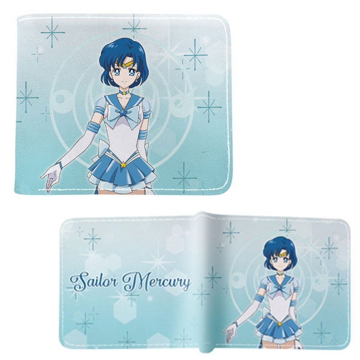Sailor Mercury Style A - Sailor Moon 4x5" Bi-Fold Wallet - Walmart.com