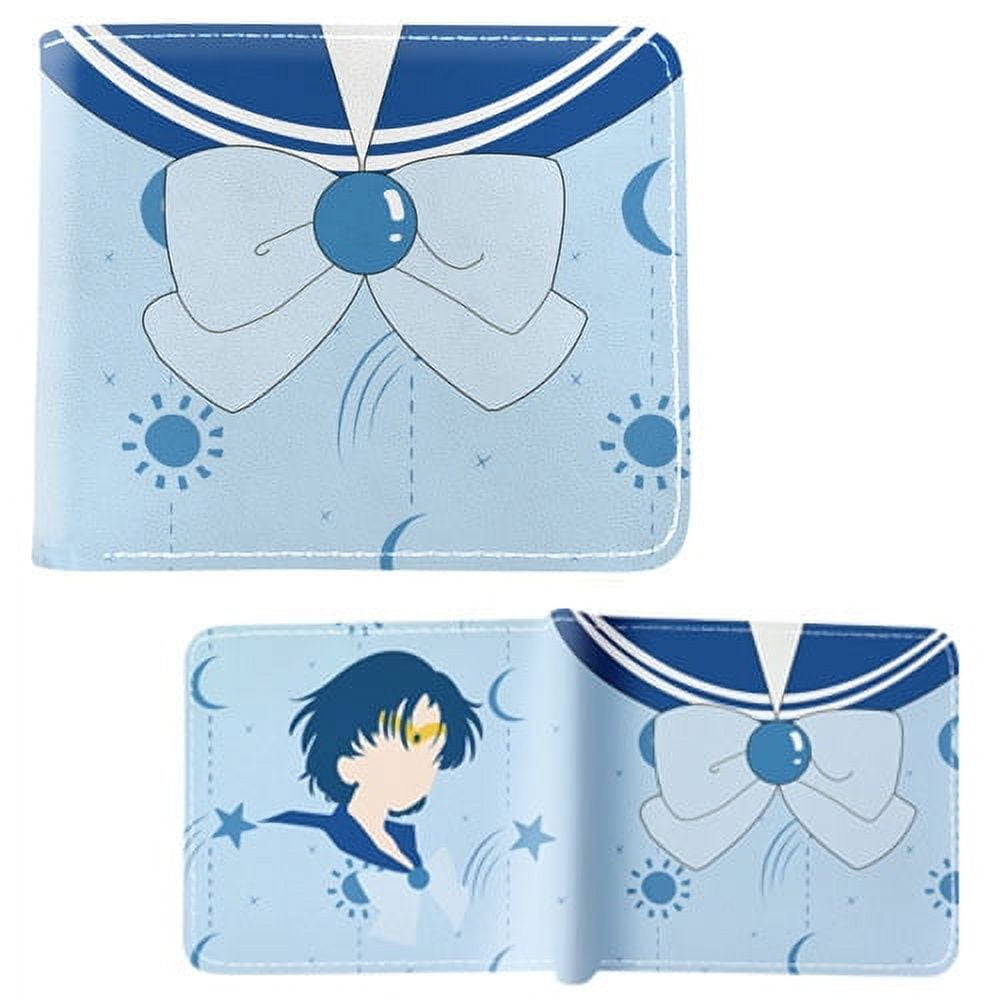 Sailor Mercury Uniform - Sailor Moon 4x5" Bi-Fold Wallet - Walmart.com
