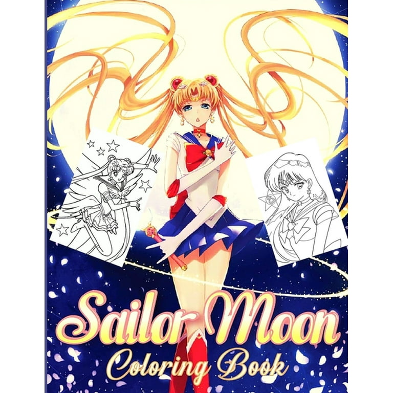 coloring book pages of sailor moon