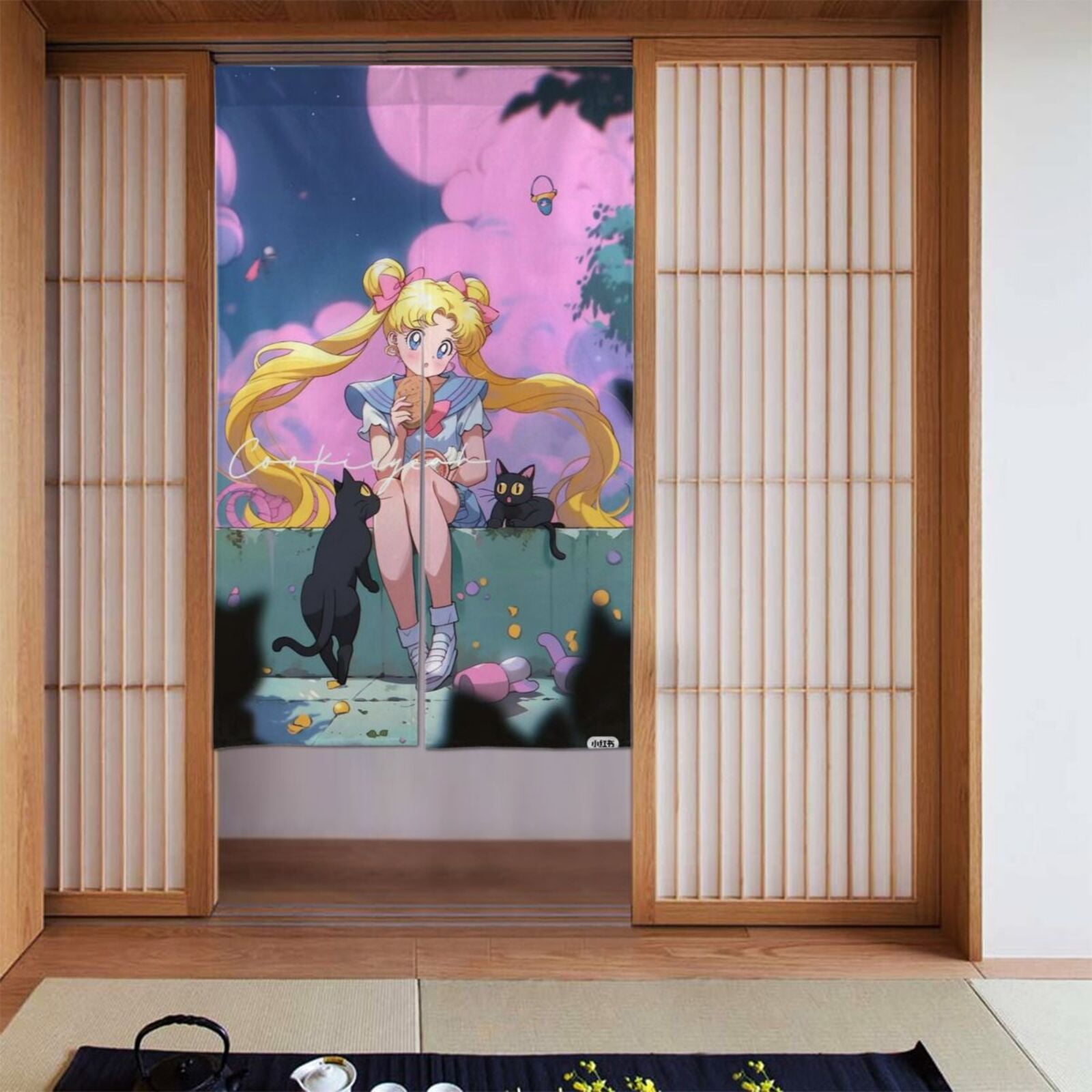 Sailor Moon Custom Funny Photo Doorway Curtain, Customized Personalized ...