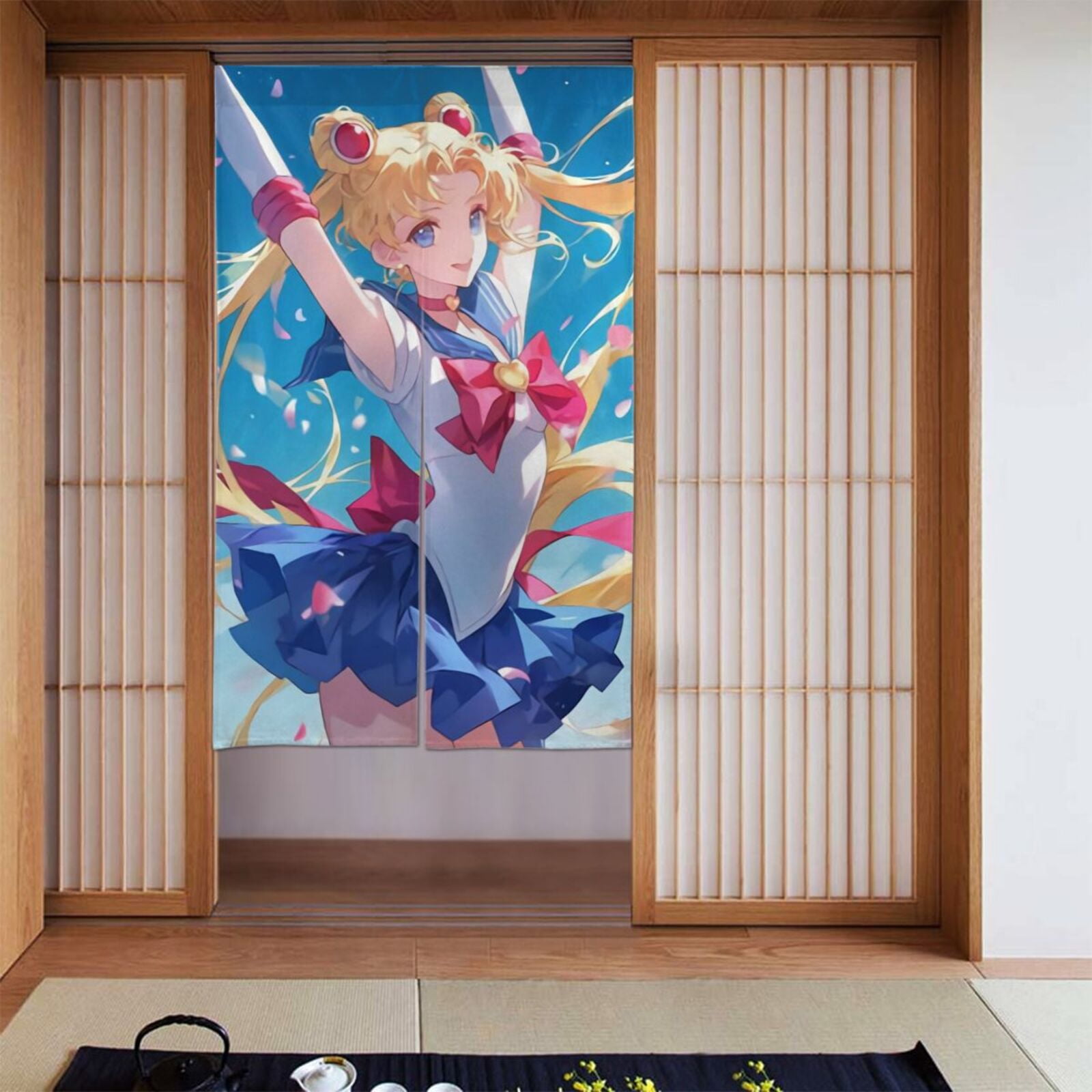 Sailor Moon Custom Funny Photo Doorway Curtain, Customized Personalized ...