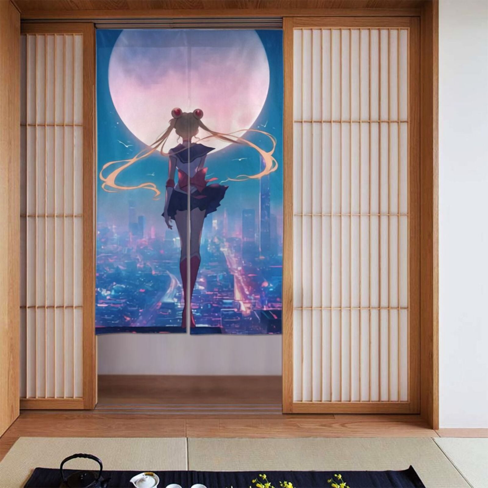 Sailor Moon Custom Funny Photo Doorway Curtain, Customized Personalized ...