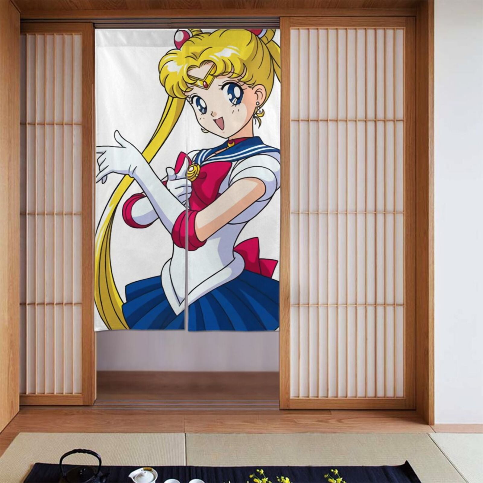 Sailor Moon Custom Funny Photo Doorway Curtain, Customized Personalized ...
