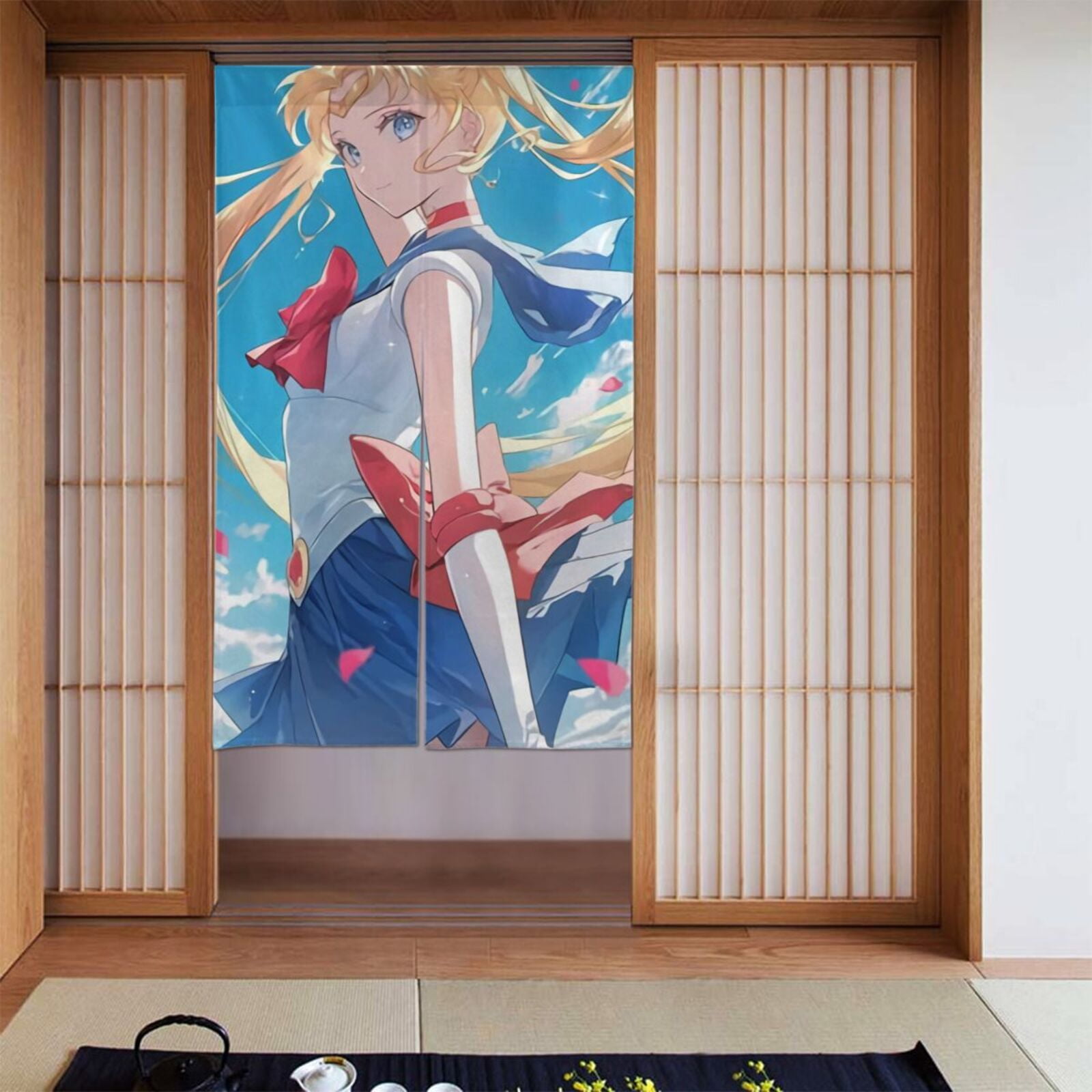 Sailor Moon Custom Funny Photo Doorway Curtain, Customized Personalized ...