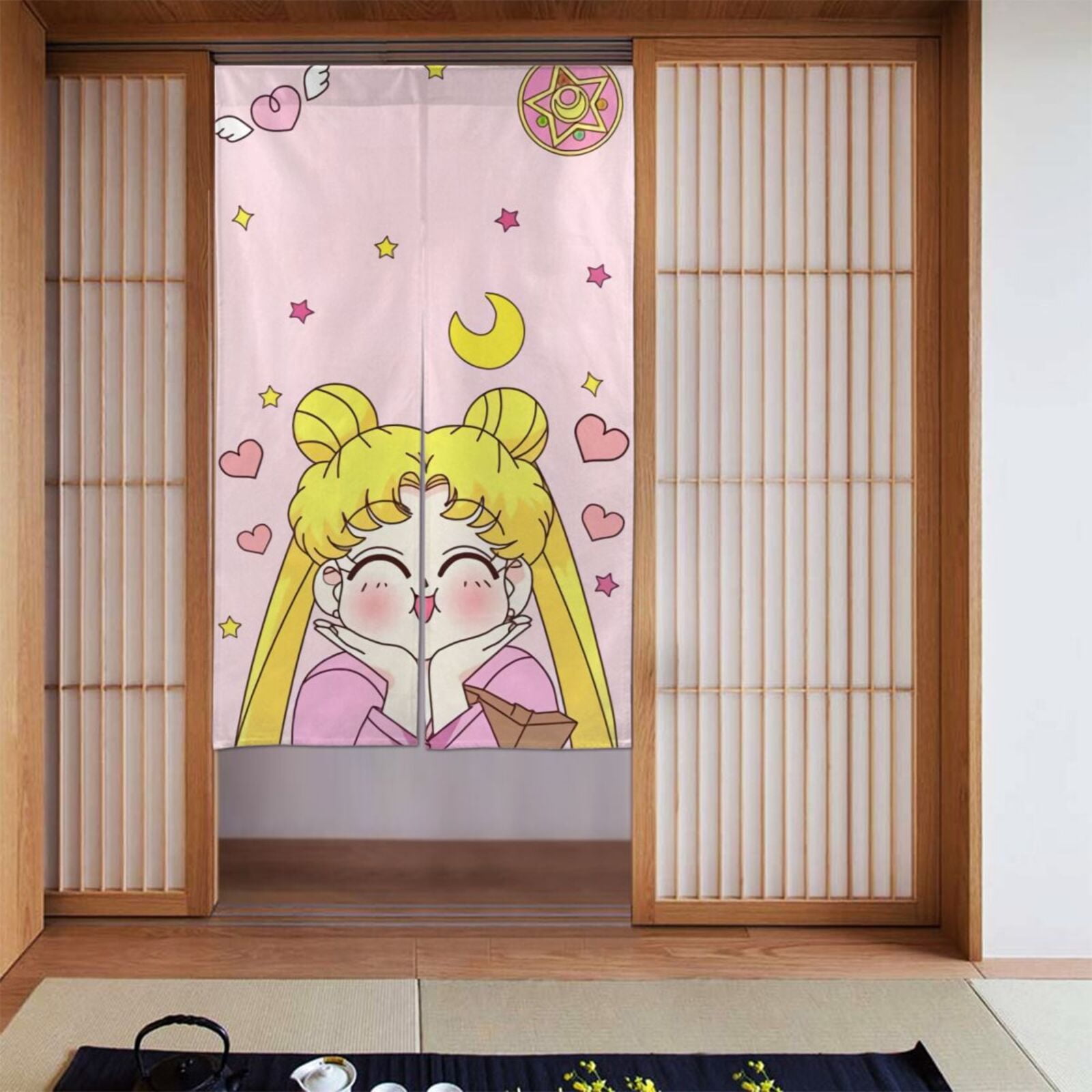Sailor Moon Custom Funny Photo Doorway Curtain, Customized Personalized ...
