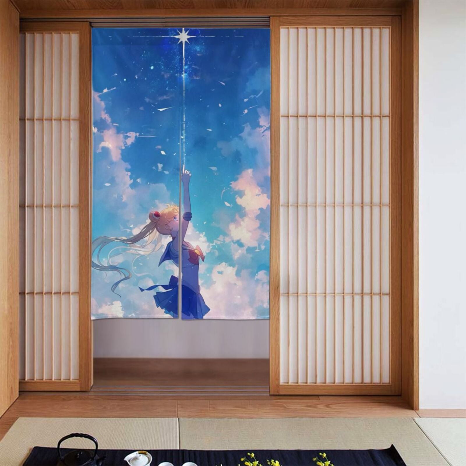 Sailor Moon Custom Funny Photo Doorway Curtain, Customized Personalized ...