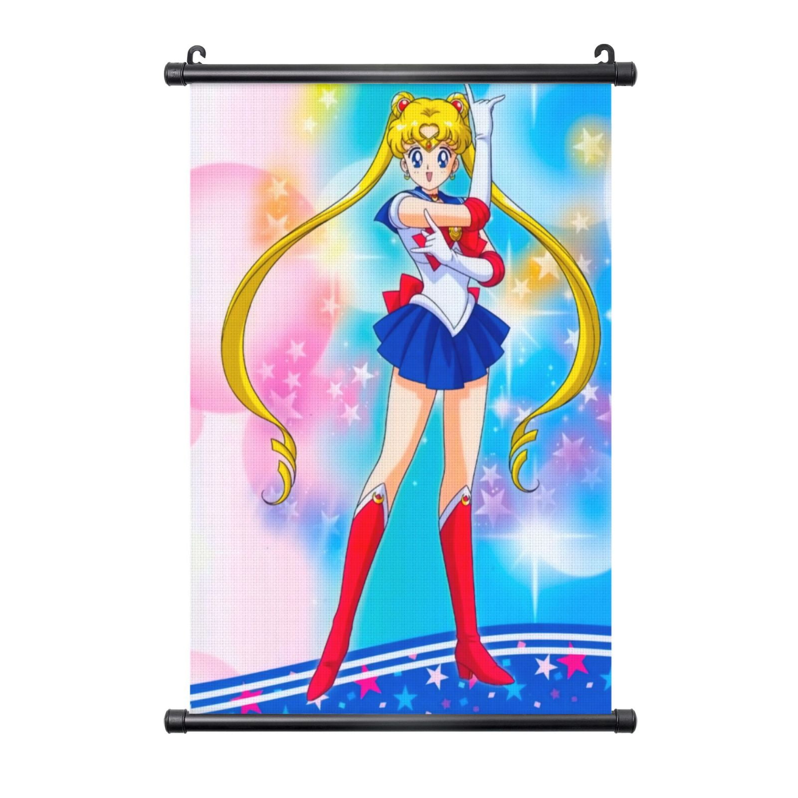 Sailor Moon Poster Aesthetic Canvas PVC Shaft Wall Art Hanging Hanger ...