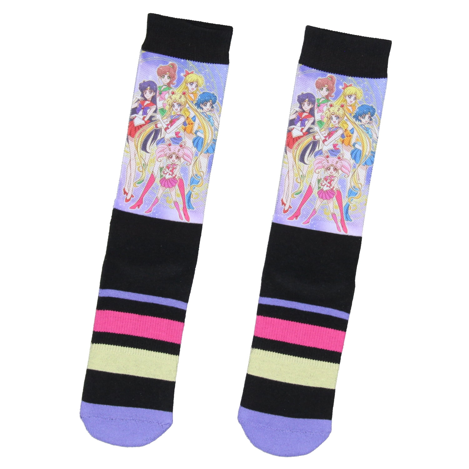 Sailor Moon Socks Anime Manga Men's Sailor Moon Crystal Mid-Calf ...