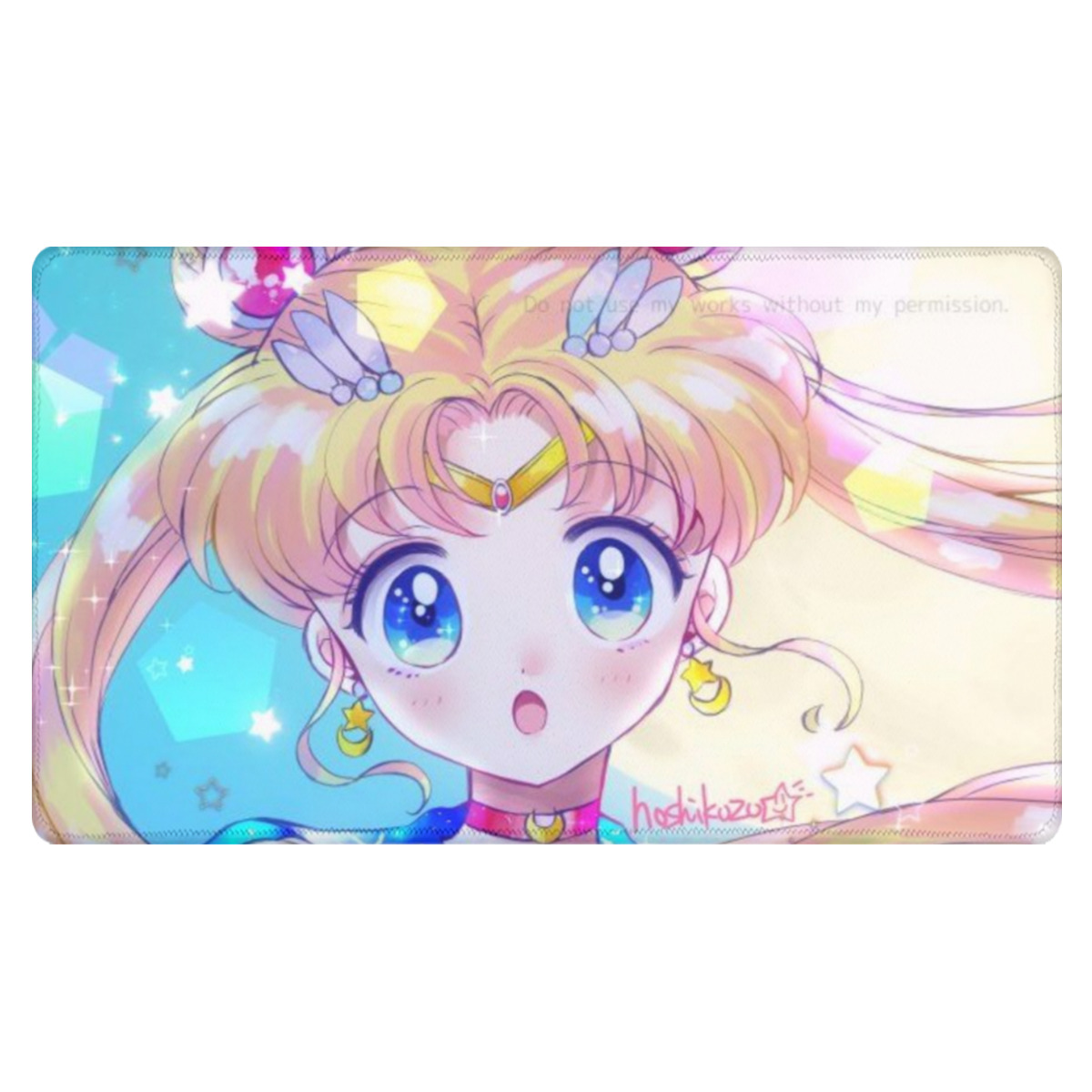 Sailor Moon24*14in Genshin Impact Comfortable Mouse Pad Gaming Mouse Mat Cute with animation ...