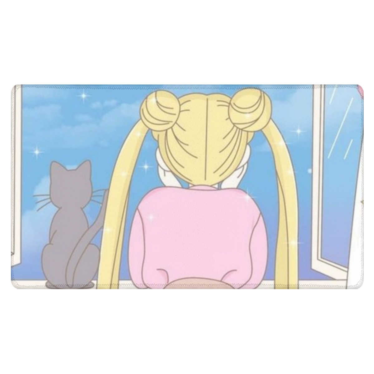 Sailor Moon24*14in Genshin Impact Comfortable Mouse Pad Gaming Mouse Mat Cute with animation ...