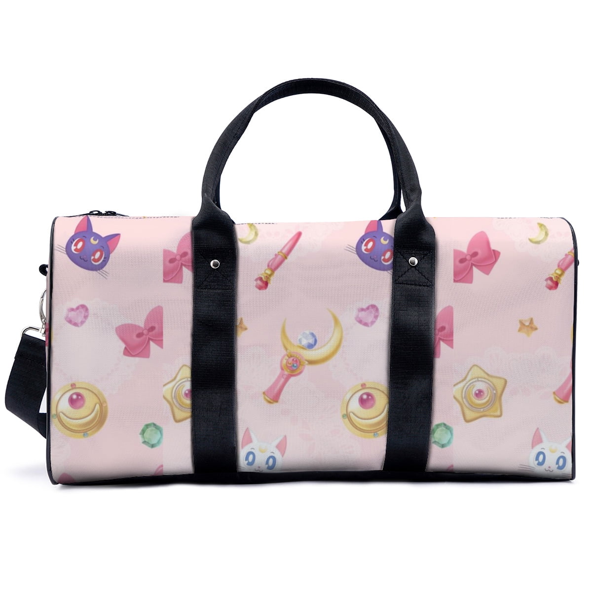 Sailor- MoonCartoon Travel Luggage Bag with Shoulder Strap Tote ...