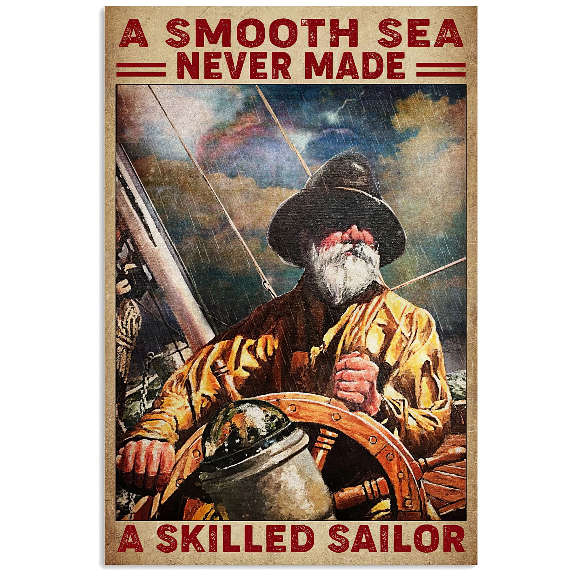 Sailor Poster, A Smooth Sea Never Made A Skilled Tailor, Tailor Poster ...