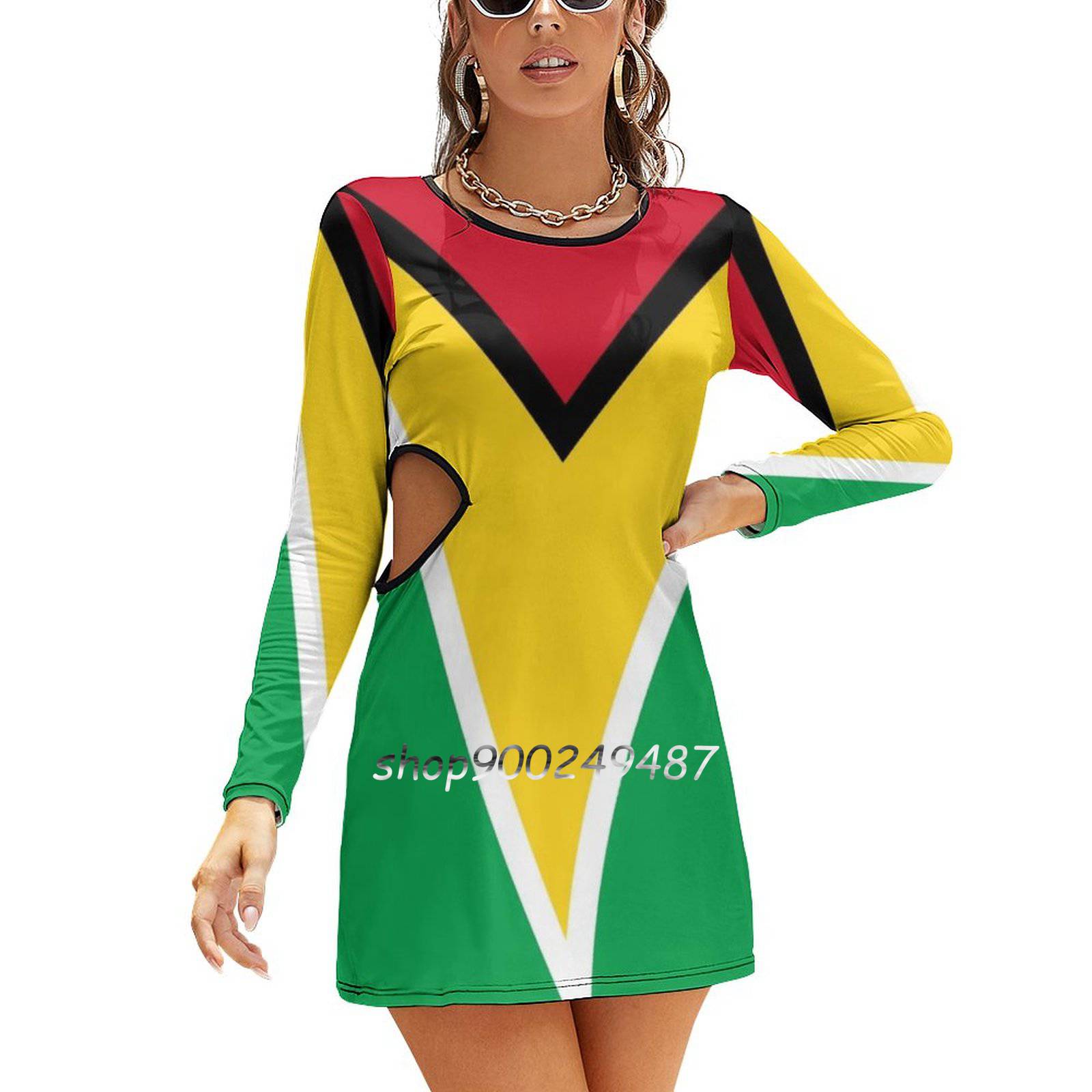 Sailor Stripes With Anchor Sweetheart Knot Flared Dress Fashion Design ...