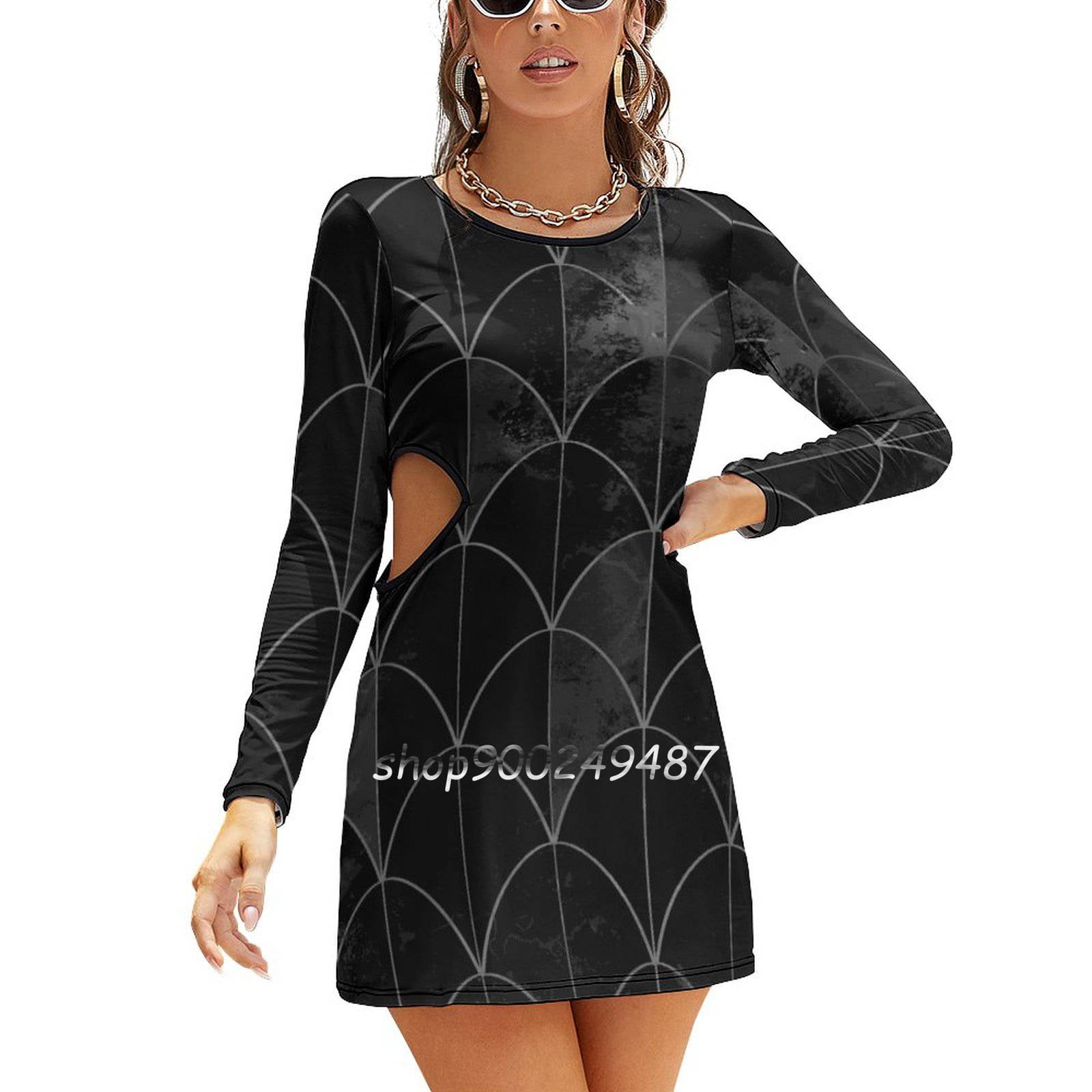 Sailor Stripes With Anchor Sweetheart Knot Flared Dress Fashion Design ...