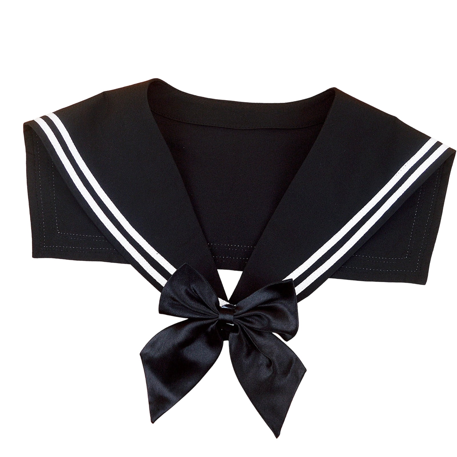 Sailor Uniform Inspired False Collar Accessory Neckpiece Easy To Wear ...