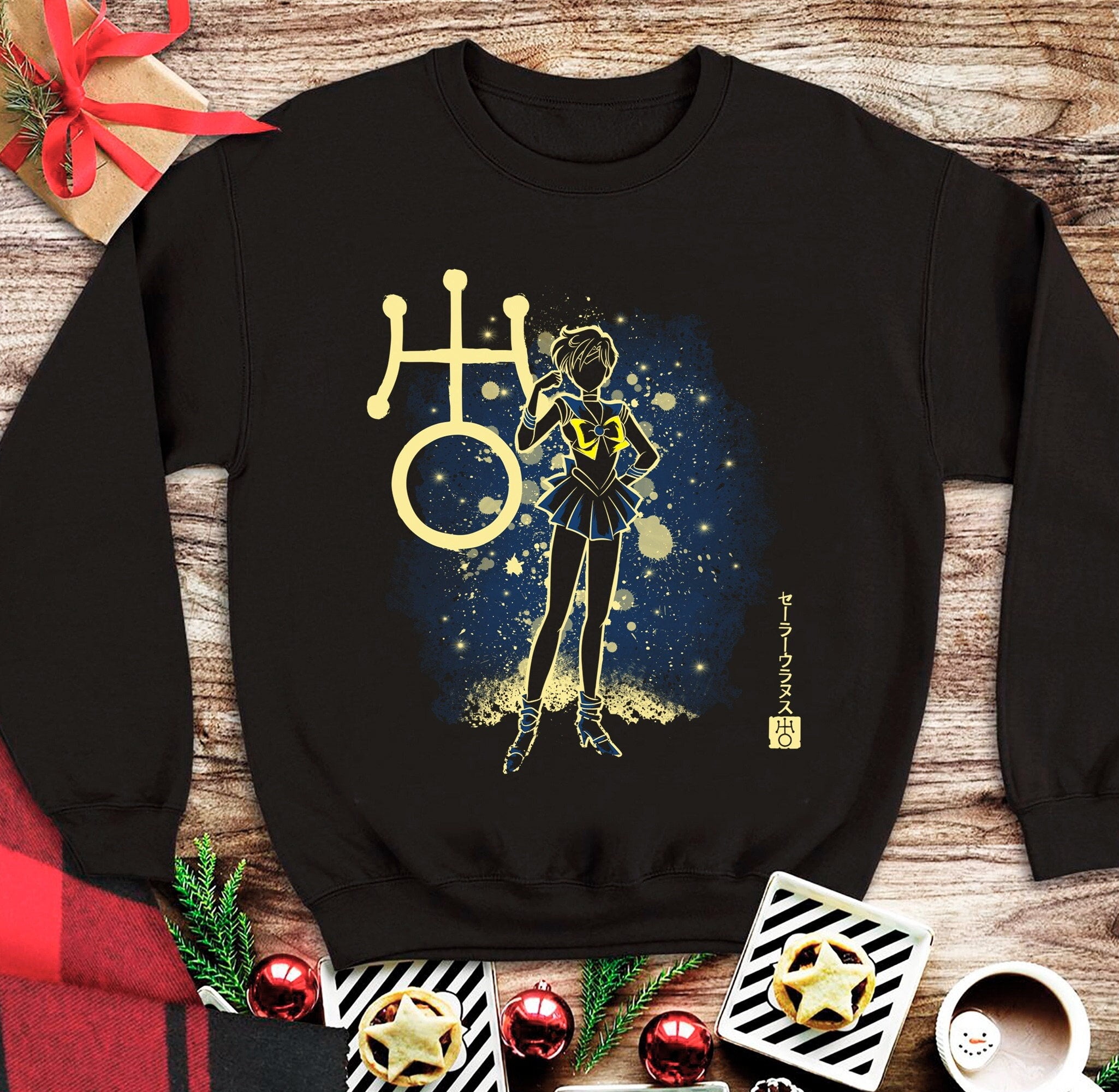 Sailor Uranus Anime Sweatshirt Haruka Tenou Sailor Moon Manga Sweater