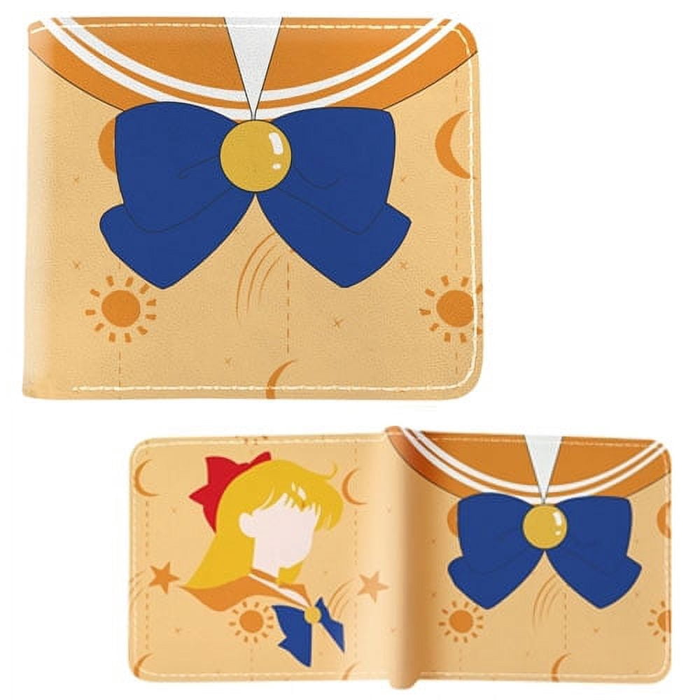 Sailor Venus Uniform - Sailor Moon 4x5" Bi-Fold Wallet - Walmart.com