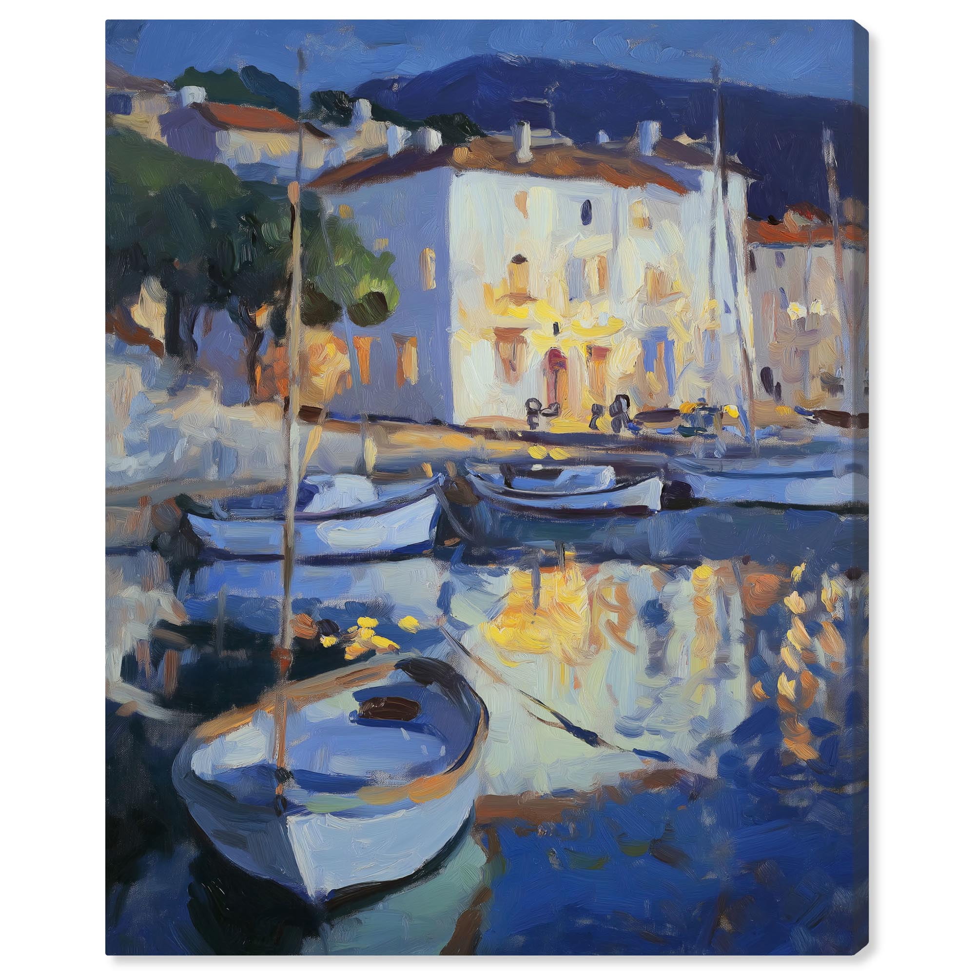 Sailor's Rest Canvas Nautical Landscape by Art Remedy, Gallery Wrapped ...