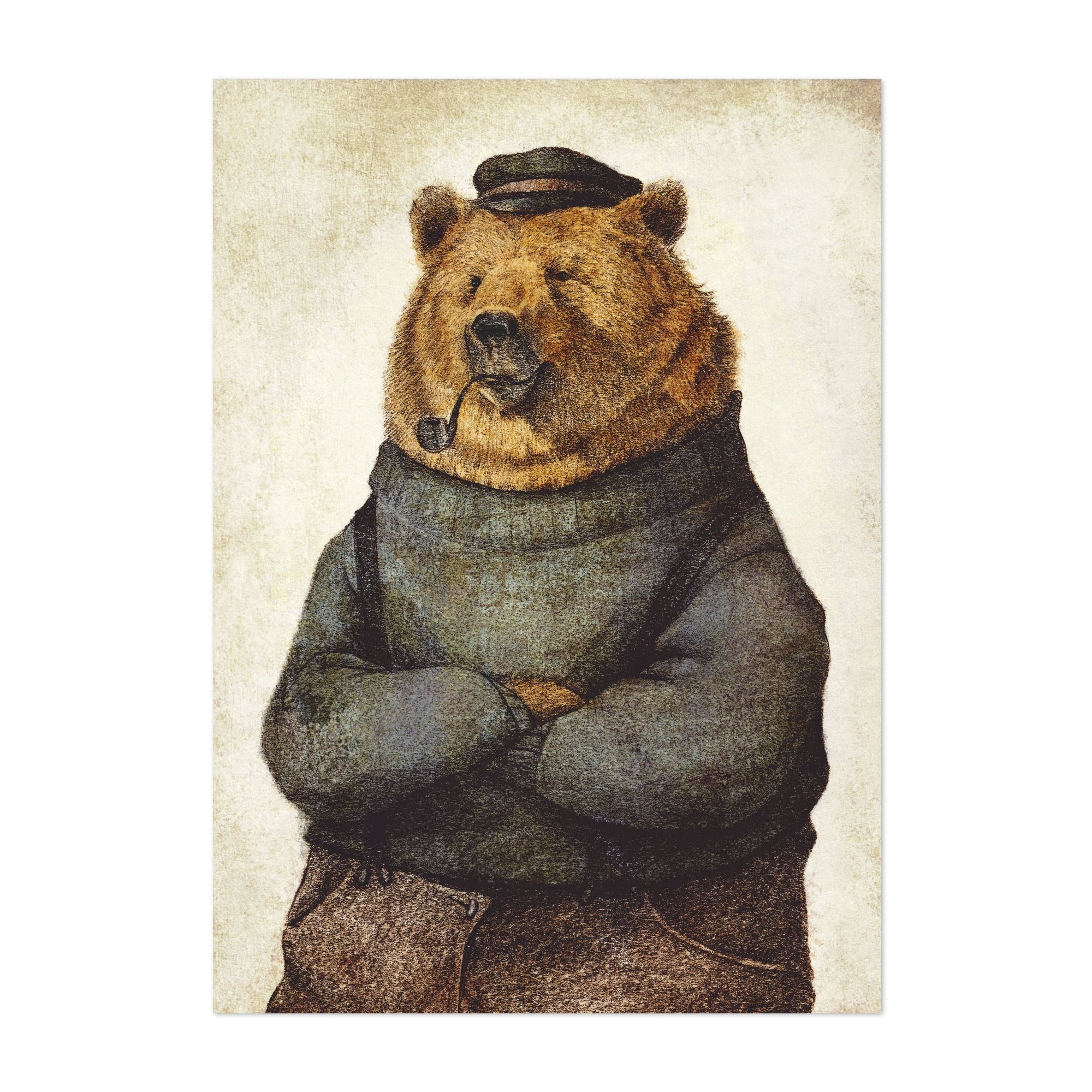 Sailors Solitude - Drawing Humor Surrealism Vintage Pop Art Fantasy ...