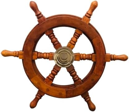 Sailors Special Wooden Ship Wheel, 15" - Walmart.com