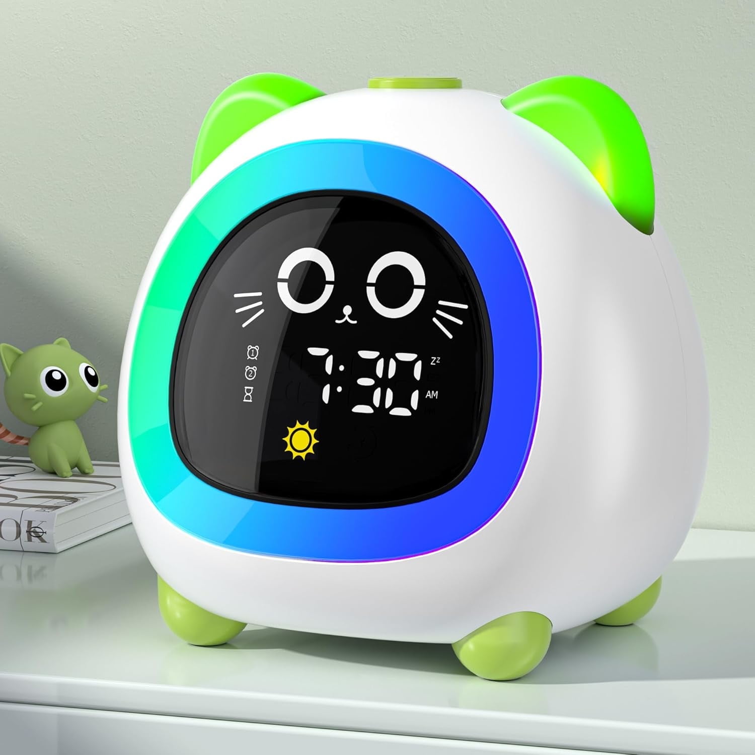 Sailstar OK to Wake Clock with Snooze Mode and 6 Colors Night Light ...