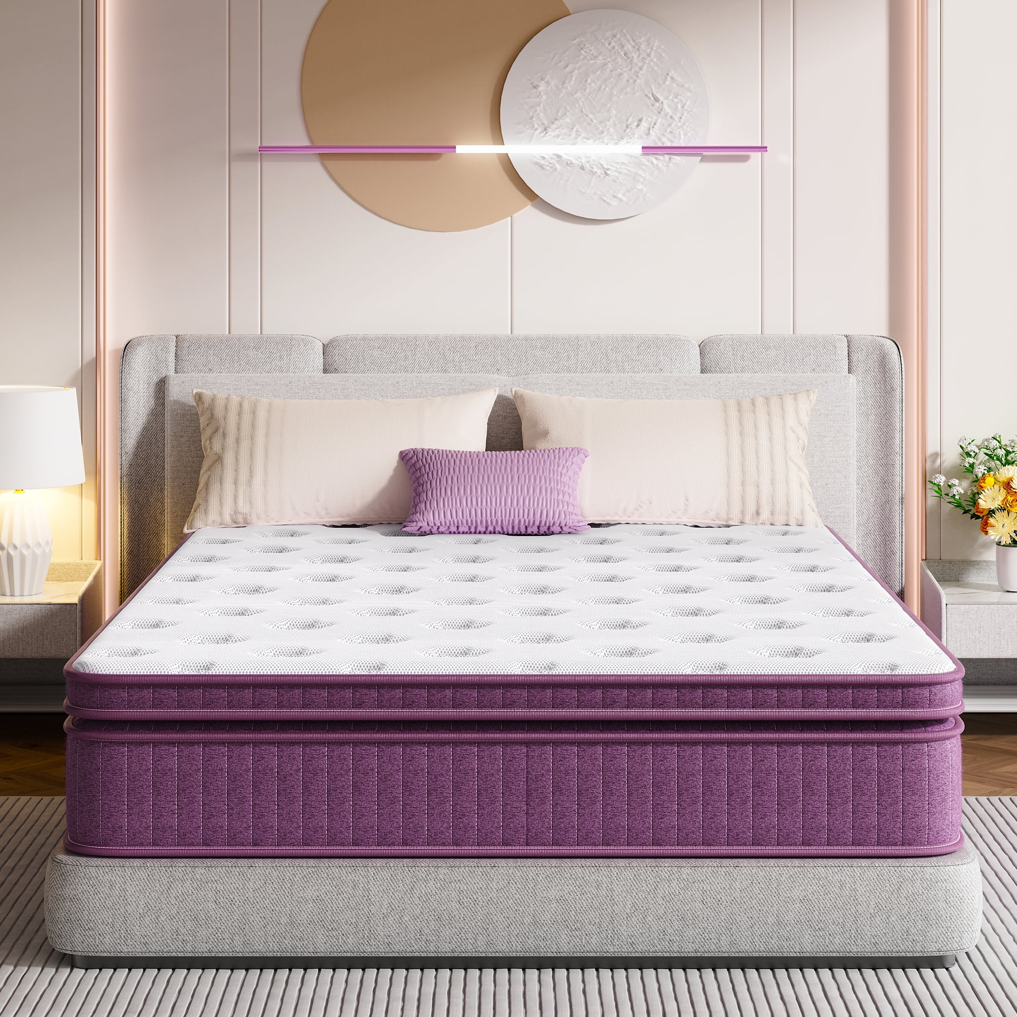 Sailvan Full Size Mattress, 12 inch Hybrid Mattress Full in a Box for ...