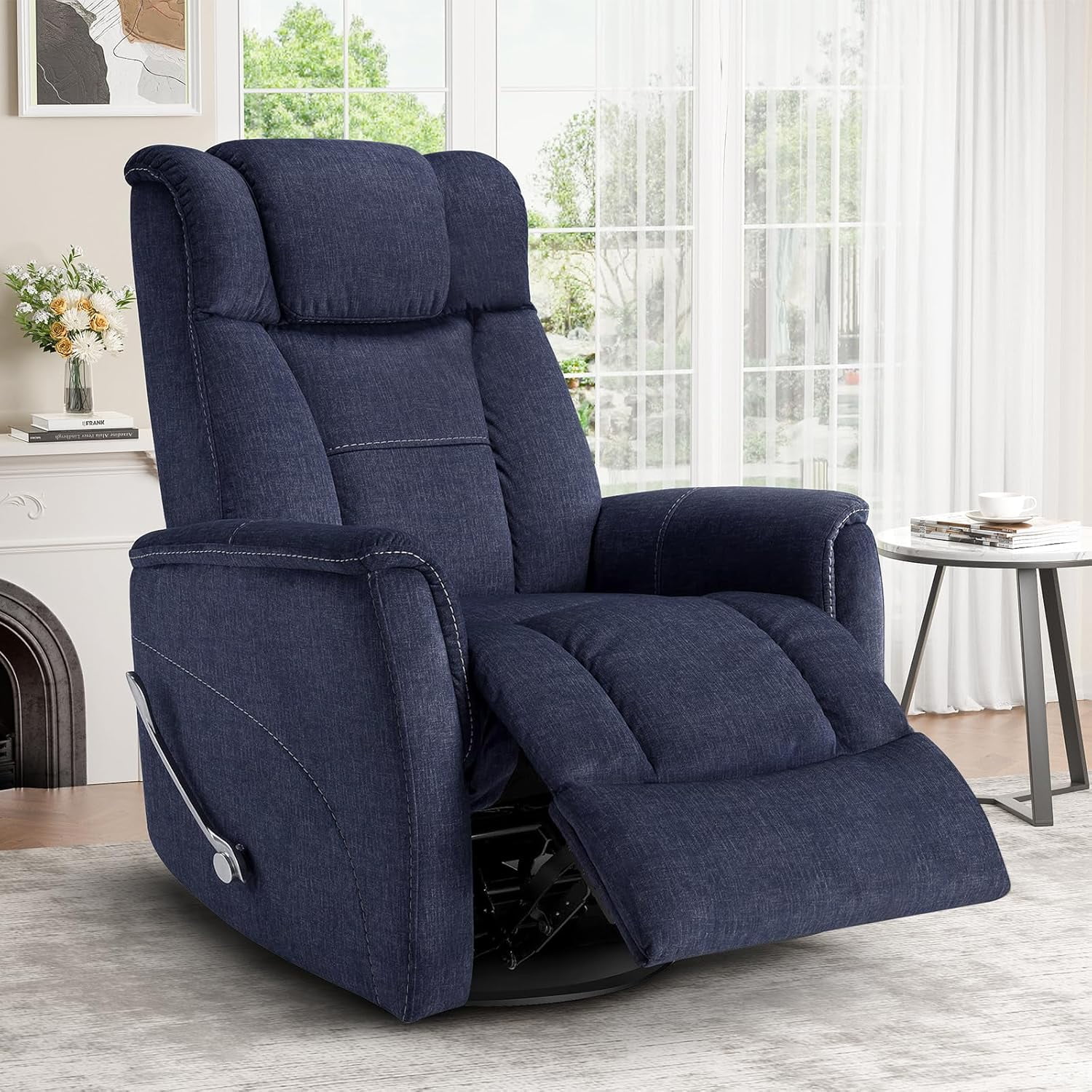 Sailvan Recliner Chair for Adults, Glider Rocker Recliner Nursery Chair ...